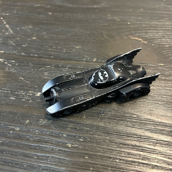 Toys | Black Batmobile Toy With Sleek Design And Fins | Poshmark